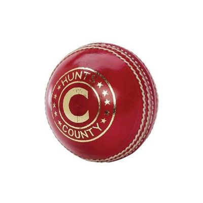 Hunts County Turf King Cricket Ball / Red : Kent Cricket Direct